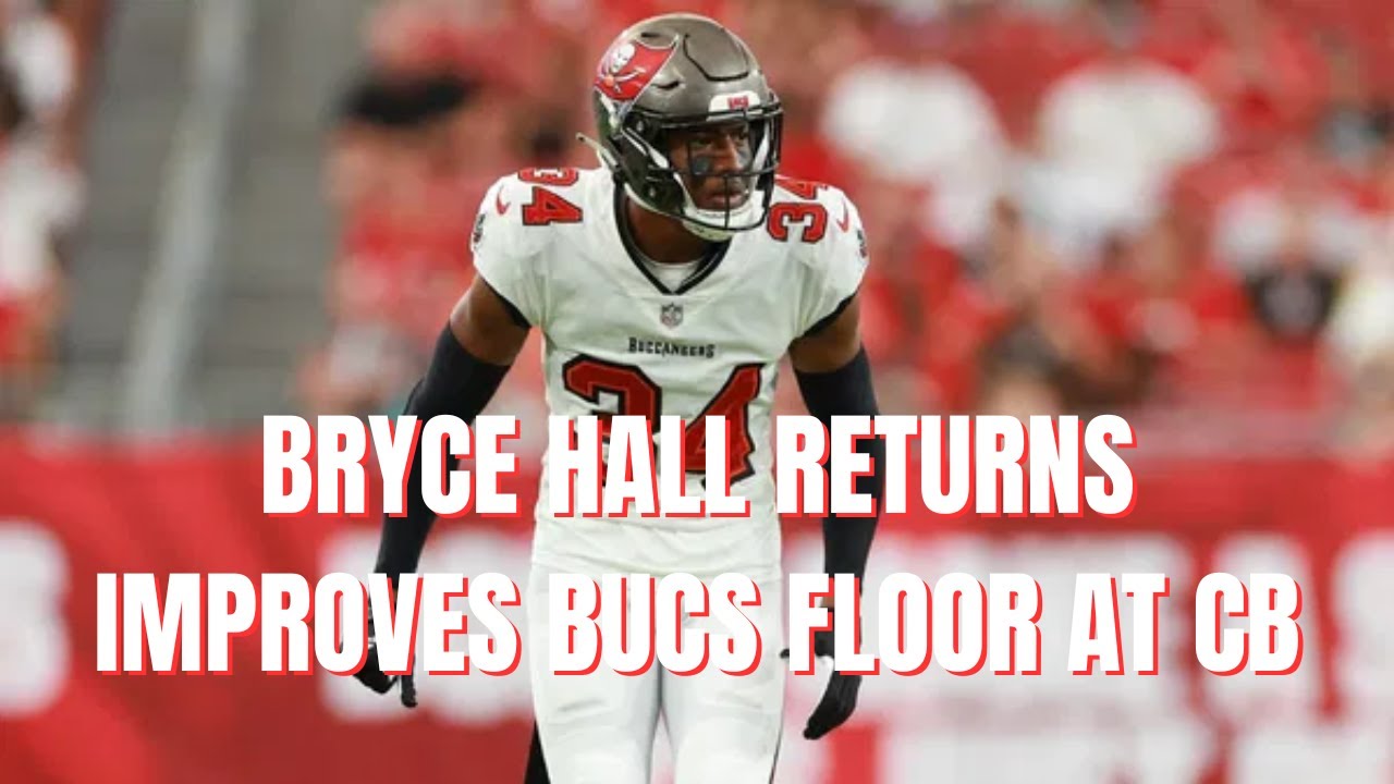 Bryce Hall Returns on 1 year Deal: What Does It Mean for Bucs CB Room ...