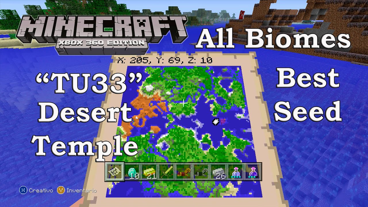 Minecraft: XBOX 360/ONE/PS3/PS4 Seed TU33 / La mejor Semilla de ...