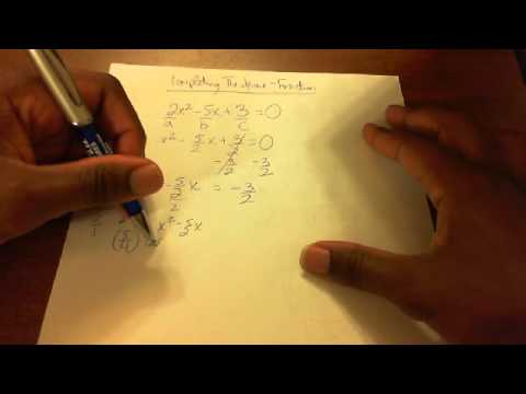 COMPLETING THE SQUARE - FRACTION STYLE - YouTube