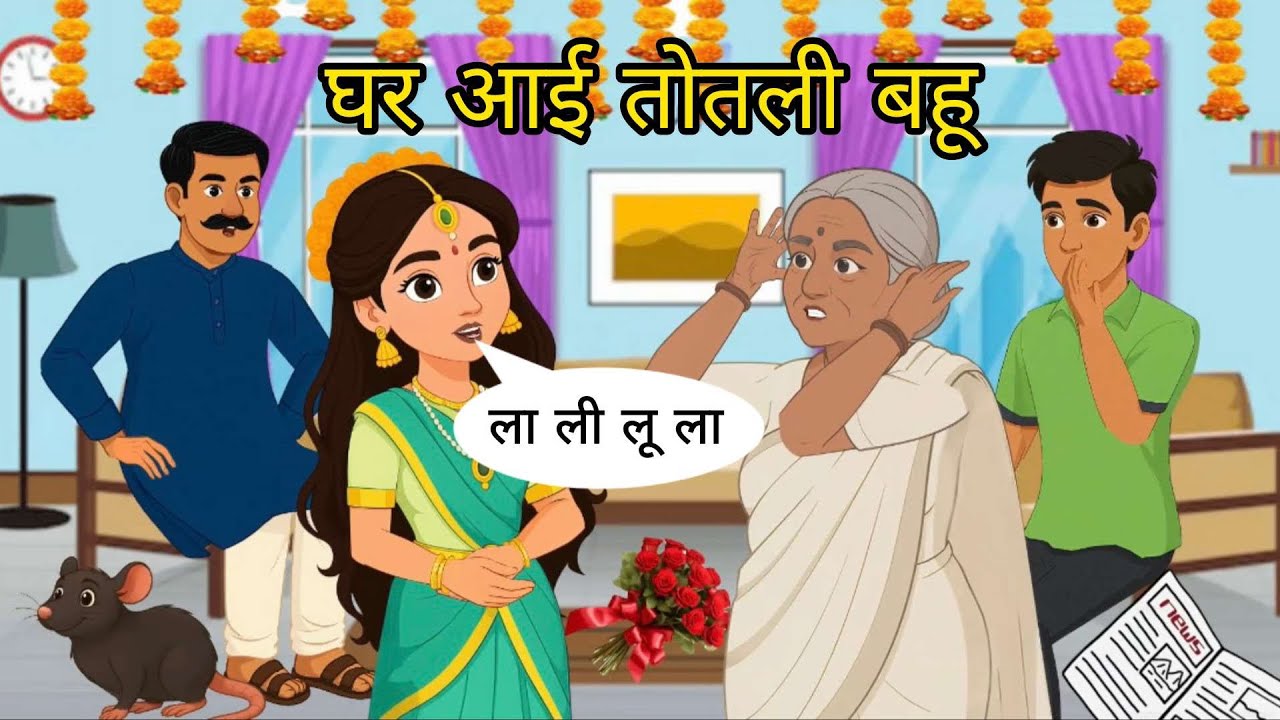 घर आई तोतली बहू की kahani | Moral Story Hindi | Hindi Kahaniya | Best ...