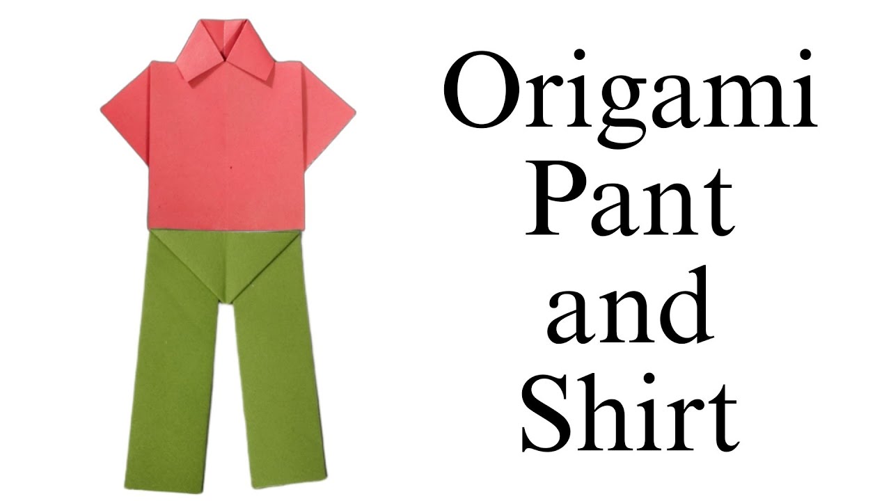 How to make a Boy Outfit with paper - DIY Paper Shirt - Paper Pant ...