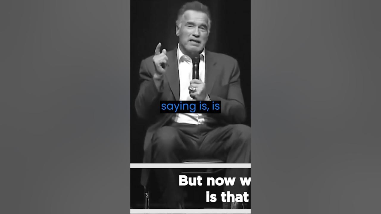 PLAN B - Motivational Speech (Arnold Schwarzenegger) - YouTube