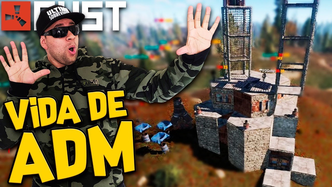 Rust 🏰 Vida De ADM | O Famoso Fly Hack Violation - YouTube