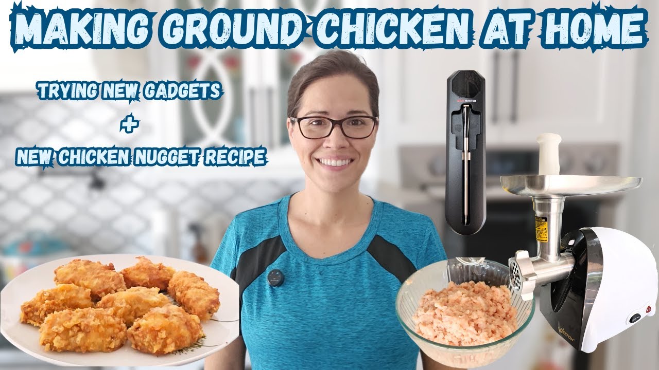 Making Ground Chicken (New Machine). New Chicken Nugget Recipe. Testing ...