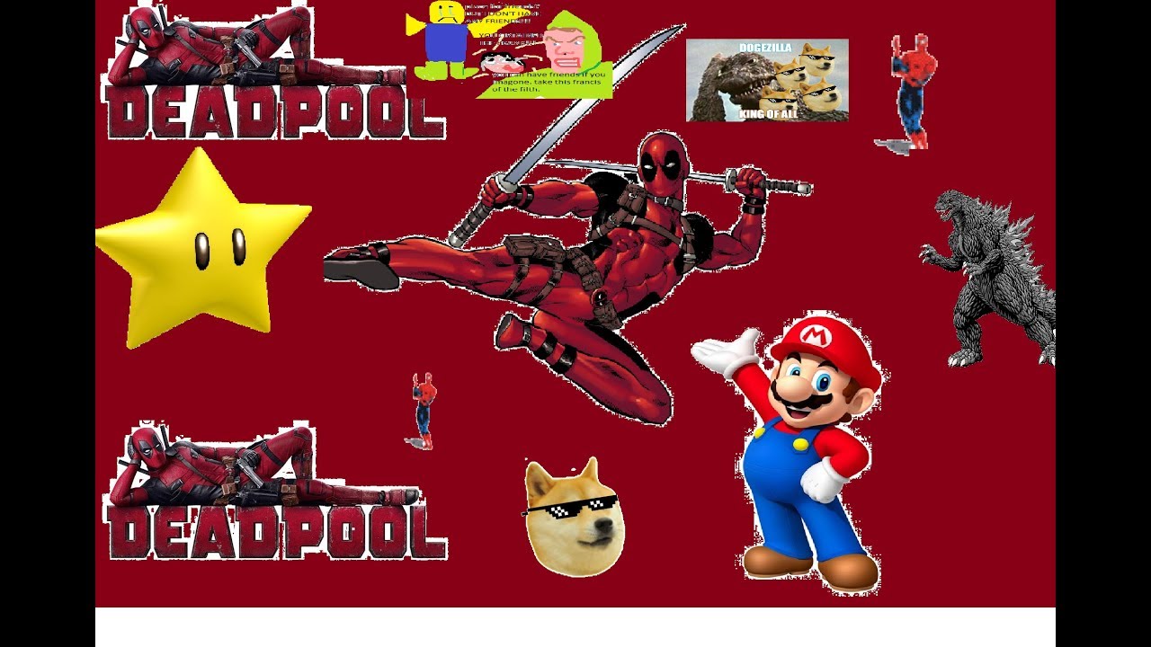 Deadpool Finds a star from mario😶 😶 😶 😶 - YouTube