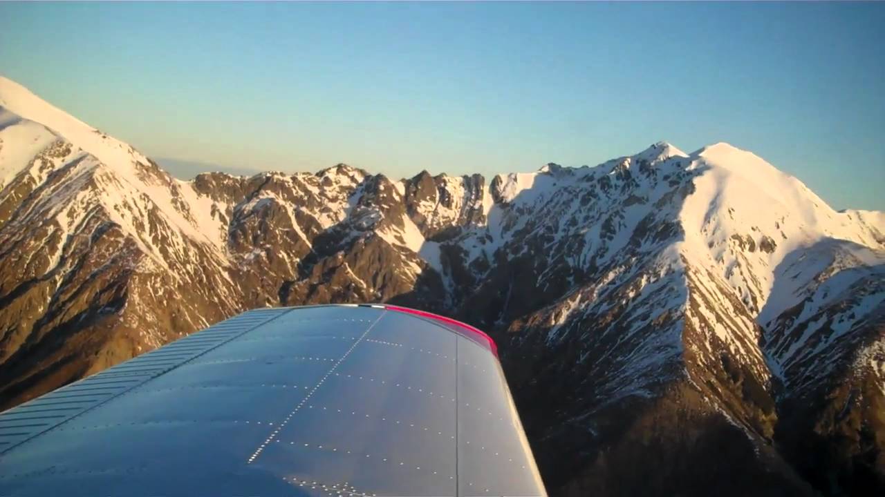Flying near the Torlesse range, Canterbury, New Zealand - YouTube