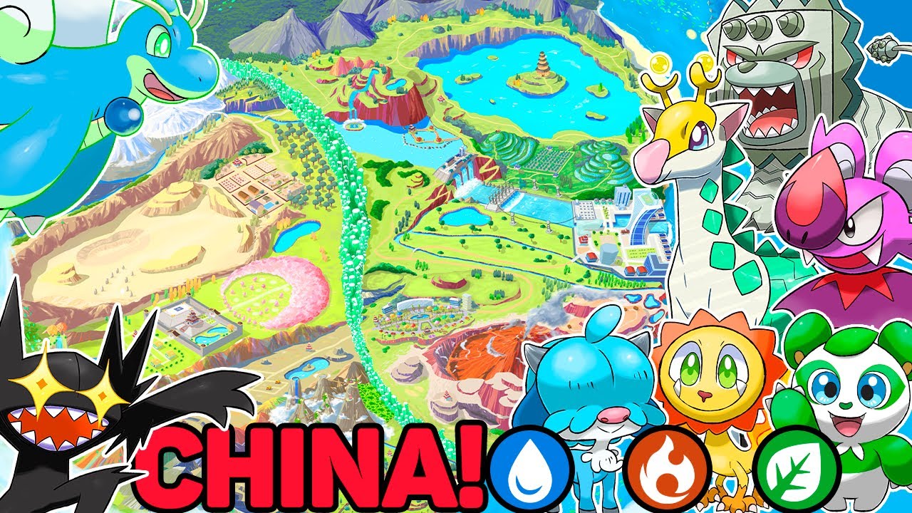 COMO SERIA REGIÃO POKÉMON E POKÉDEX INSPIRADOS NA CHINA ?? - YouTube