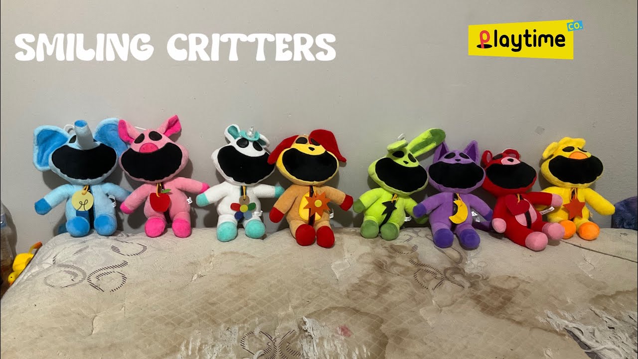 New smiling critters plushies review! - YouTube