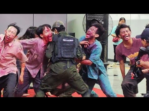 SERANGAN ZOMBIE APOCALYPSE Extreme Edition LRT Kelapa Gading | Seramnya Seperti Film Train To Busan