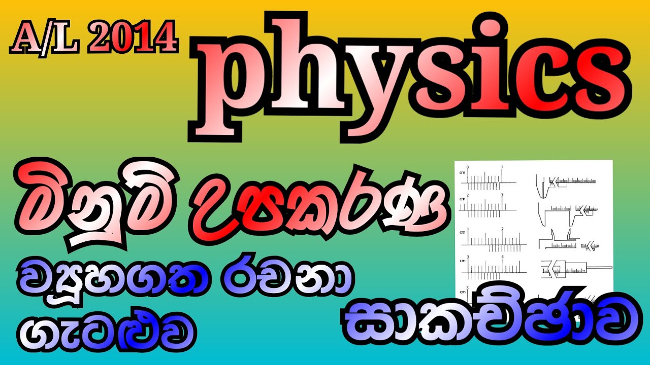 Physics| AL 2014| Measuring instruments |Structured essay problem ...