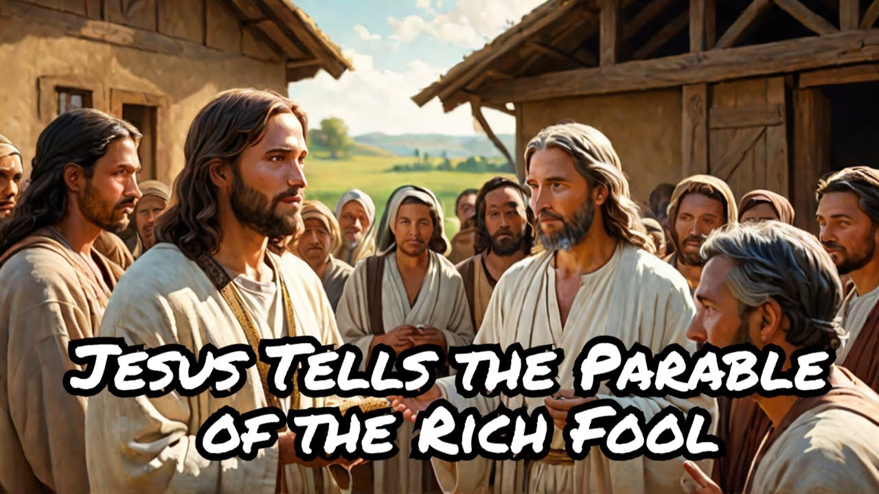 Jesus Tells the Parable of the Rich Fool - YouTube