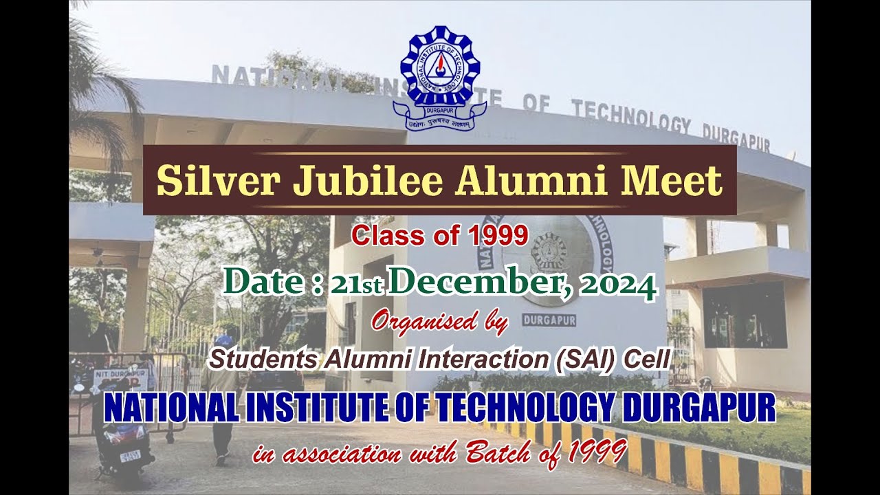 Silver Jubilee Alumni Meet- 2024 for Class of 1999 - YouTube