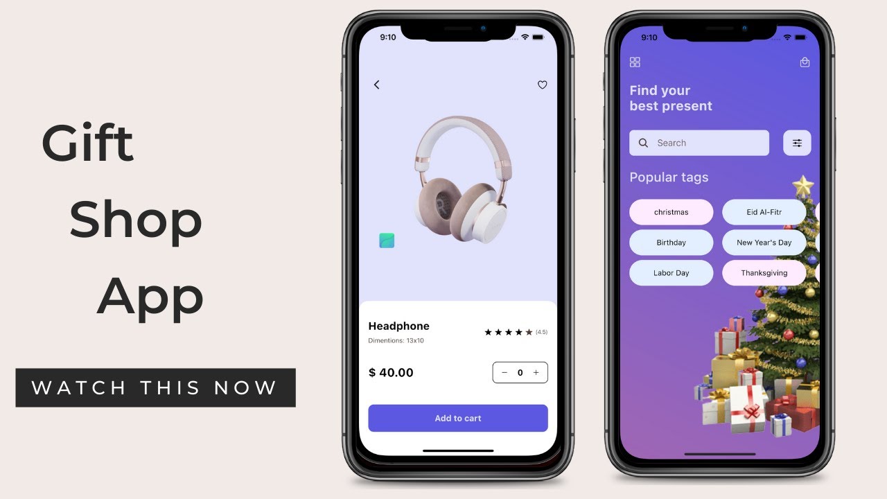 Flutter Gift Shop App With 3D Products | E-commerce App Development for ...