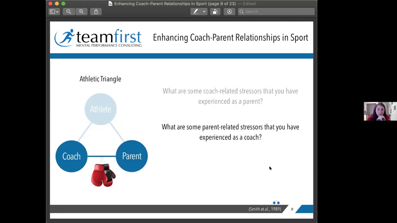 Coach Socialization Series - Enhancing Coach-Parent Relationships in ...