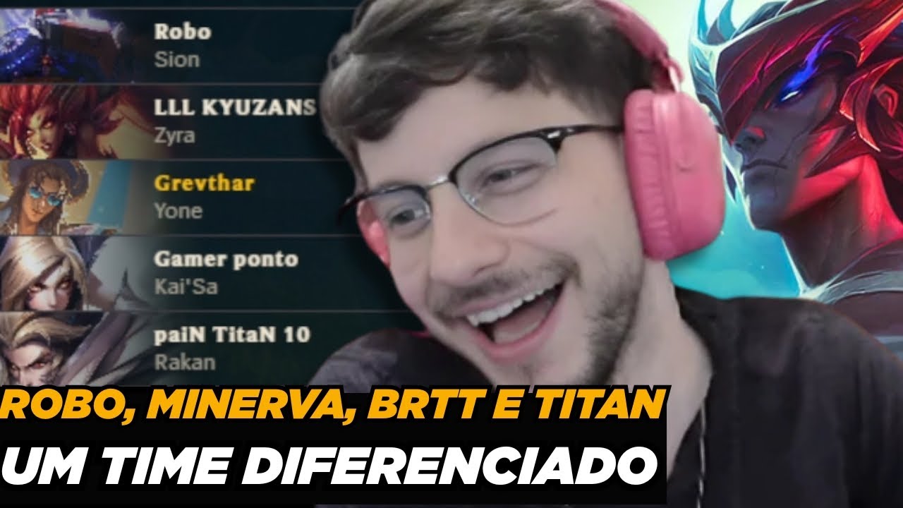 🚨 O MELHOR LOBBY DO INHOUSE? COM BRTT, TITAN, MINERVA E ROBÔ - LEAGUE ...