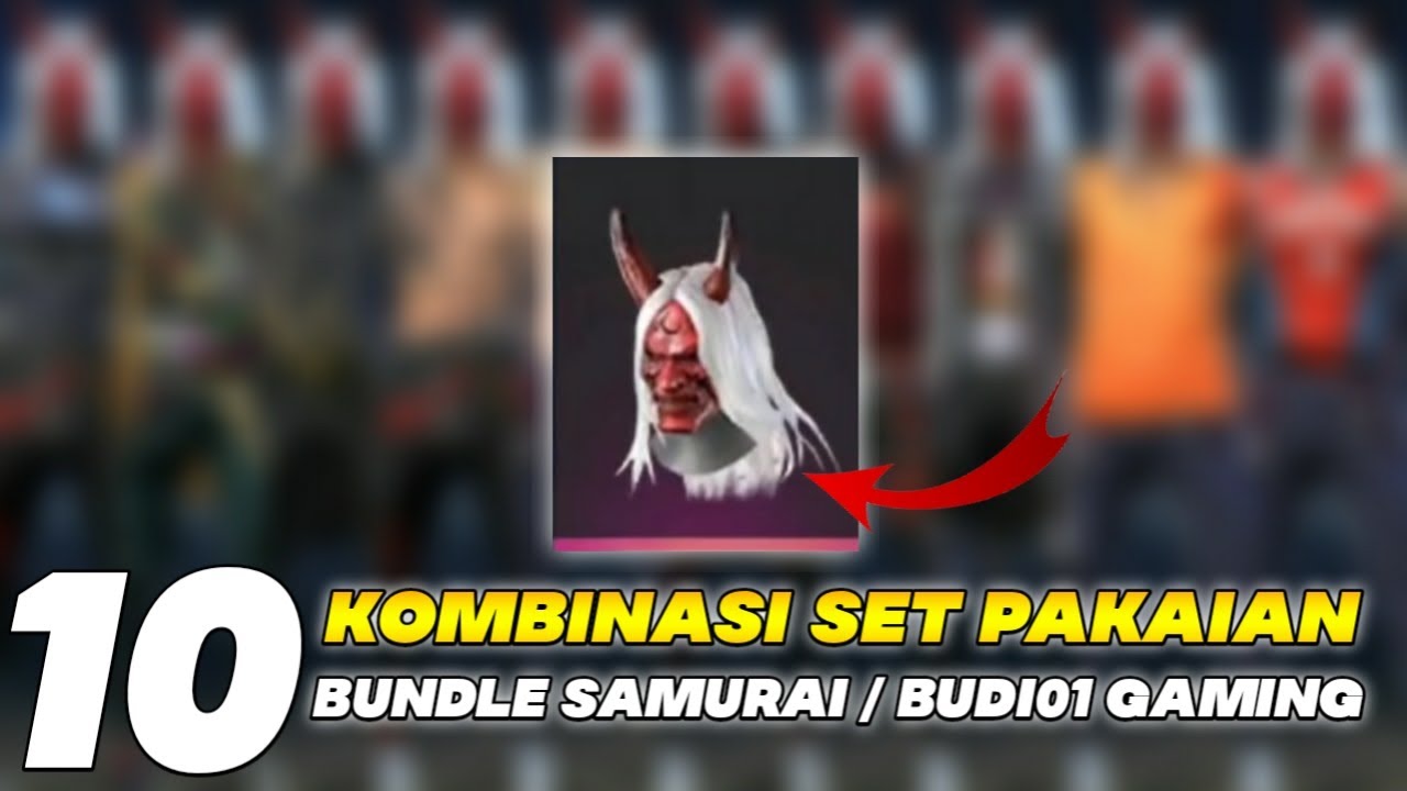 KOMBINASI SET BUNDLE SAMURAI BUDI01 GAMING KEREN DAN SANGAR DI FREE ...