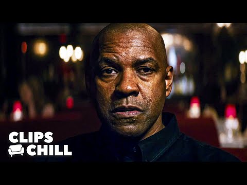 Robert amenaza al Jefe de Banda Rusa | El Justiciero (Denzel Washington)