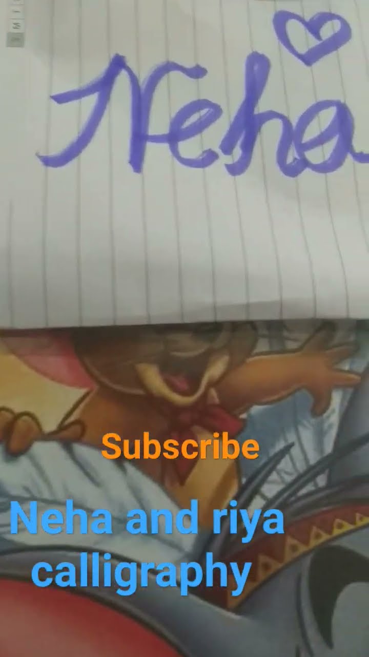 neha and riya calligraphy - YouTube