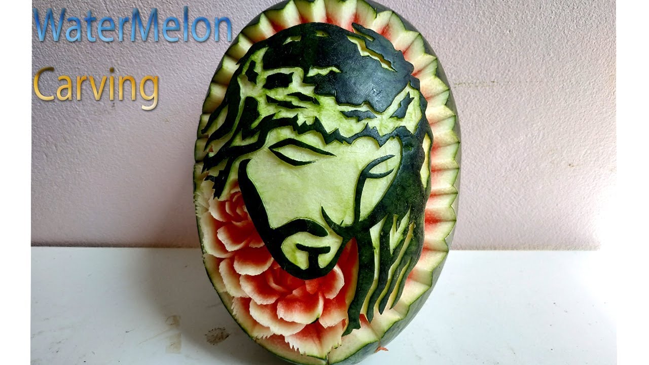 I Love Jesus | Watermelon new design | carving fruits | By BÀN TAY ĐEN ...