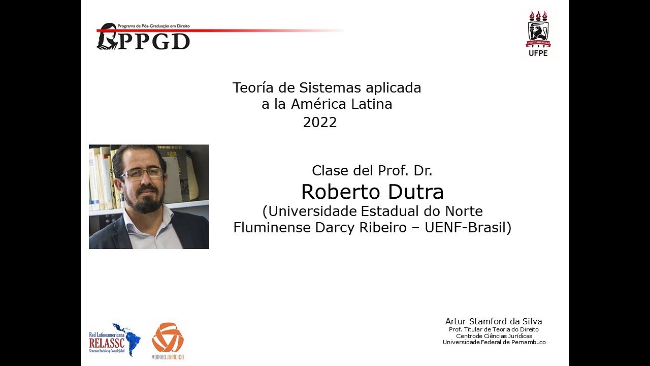 Roberto Dutra (UENF-Brasil) 25 abril 2022 - YouTube