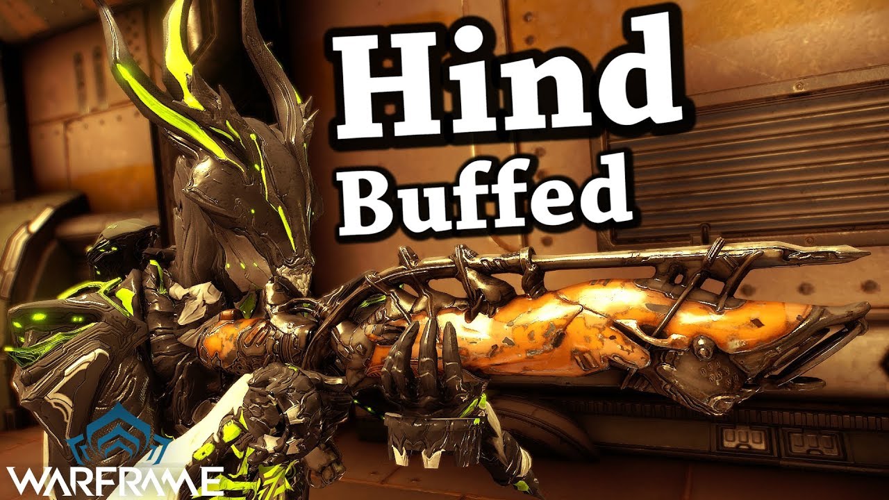 Warframe | Hind [Buffed] (3 Forma Build) - YouTube