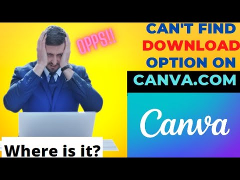 Find the missing download button on canva.com in 2022 - YouTube