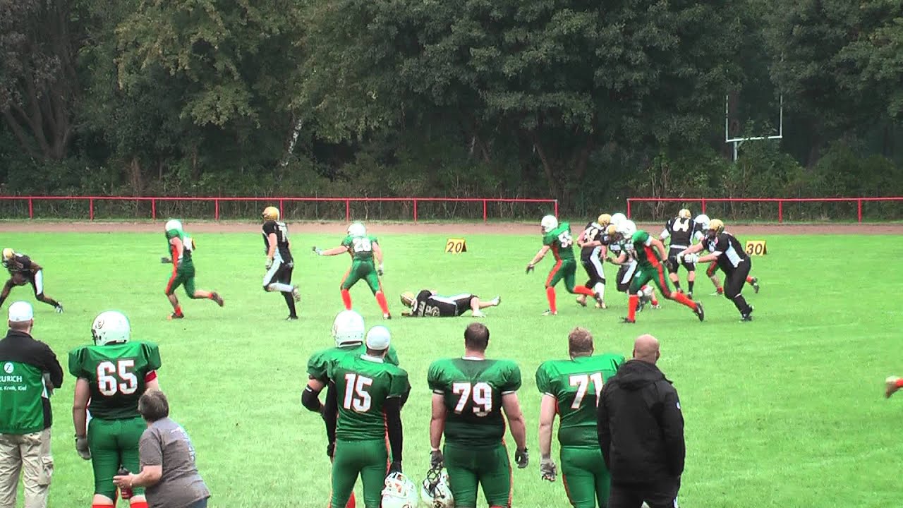 Crack back block by WR on DL - YouTube