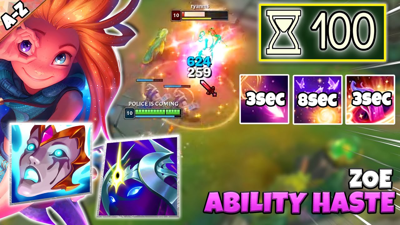 ZOE FULL ABILITY HASTE - League of Legends ITA #3561 - YouTube