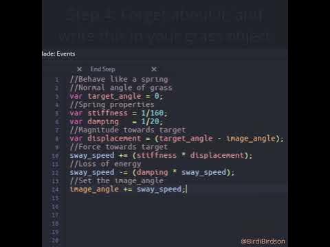 How to make grass in GameMaker - YouTube