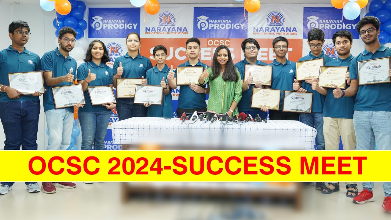 Breaking Boundaries: Narayana Celebrating OCSC Success 2024 - YouTube