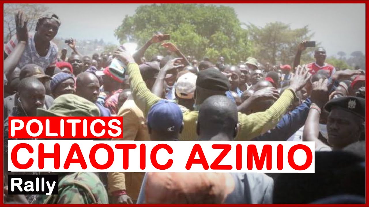 SIASA| Chaos In Azimio Rally As Raila Supporters Chase Joho, Junet ...