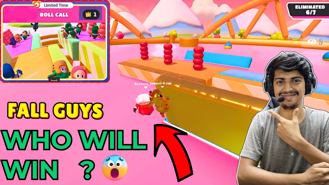 Who will win ? Fall Guys Roll Call Mode💖 - YouTube