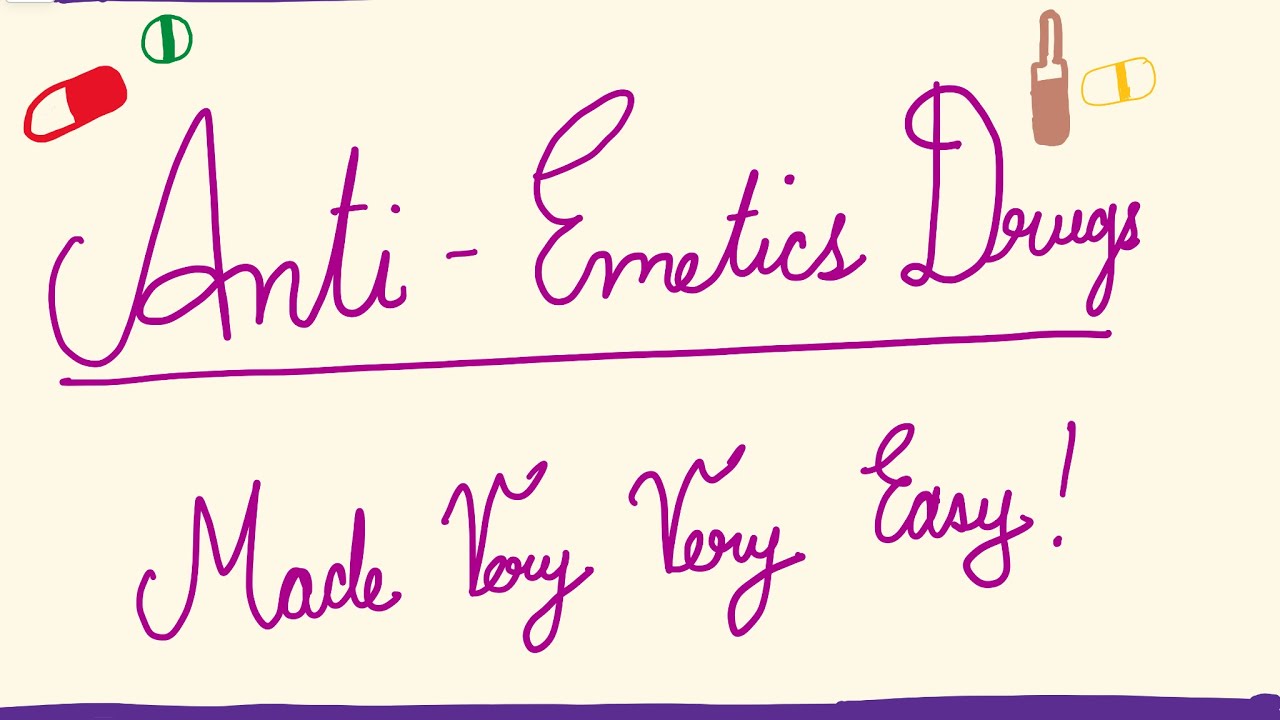 Anti- emetics drugs- mechanism uses pathophysiology made easy to ...