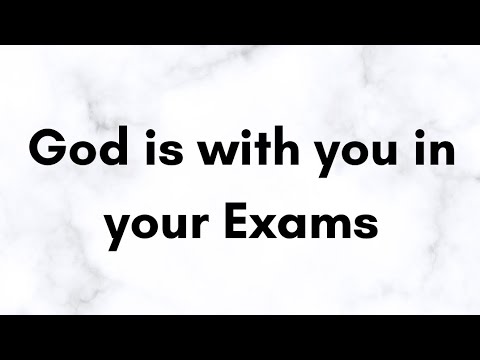 God is with you in your Exams! #jesus #education #exam #preparation # ...