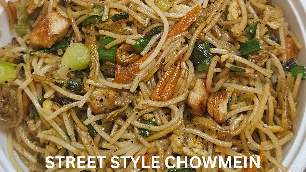 STREET STYLE CHOWMEIN \ RESTAURANT STYLE MIX CHOWMEIN \ HOW TO EASILY ...