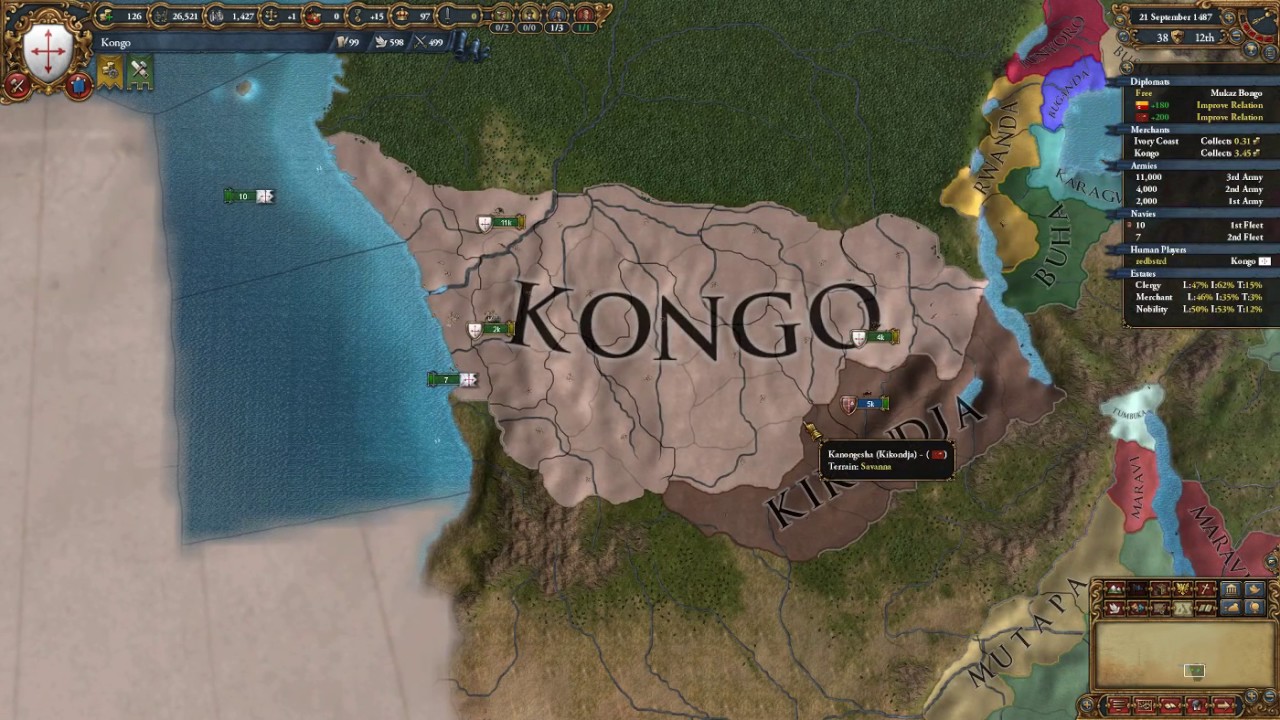 EU4 African Power as Kongo 4 - YouTube