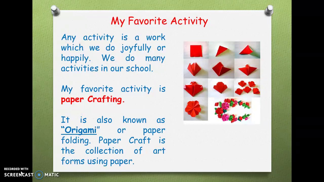 My favorite Activity - YouTube
