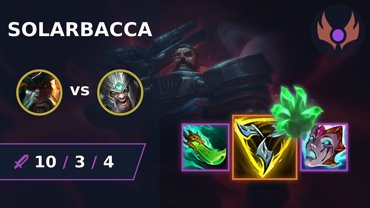 [ solarbacca ] Gangplank TOP vs Tryndamere | EUW MASTER | LOL Season ...