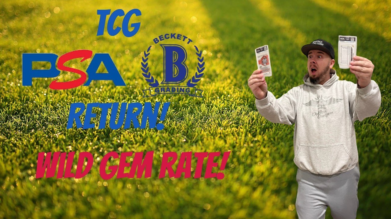TCG PSA and BGS Return and what a Gem rate we had!!! Pokemon, One Piece ...