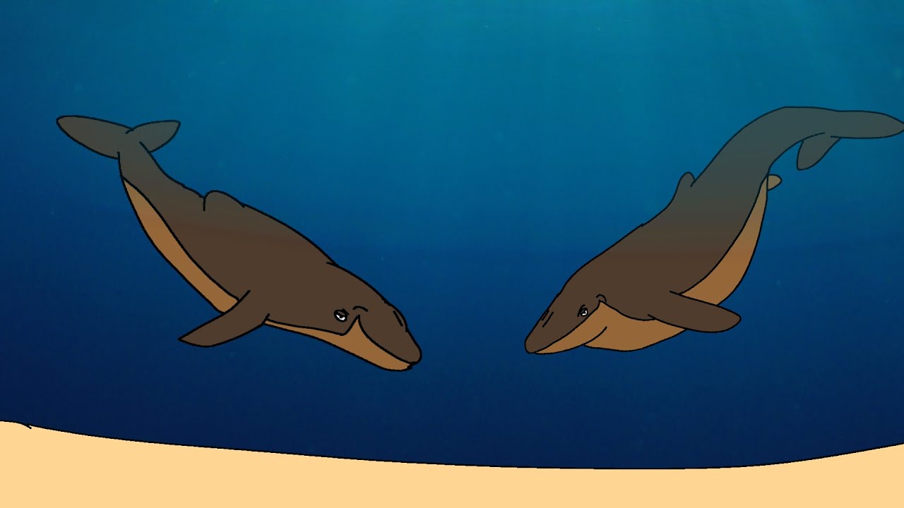 I remade a scene from ice age with prehistoric sea creatures - YouTube