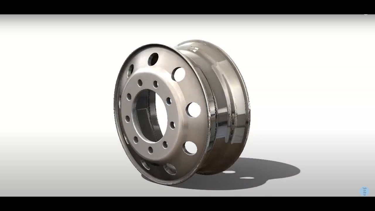 SOLIDWORKS Tutorial - Wheel Rim - YouTube
