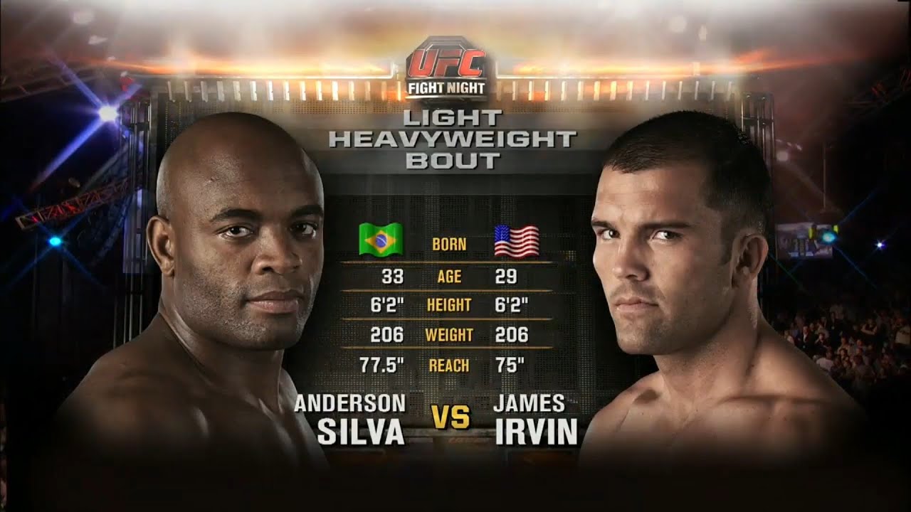 Anderson Silva vs James Irvin Full Fight Full HD - YouTube