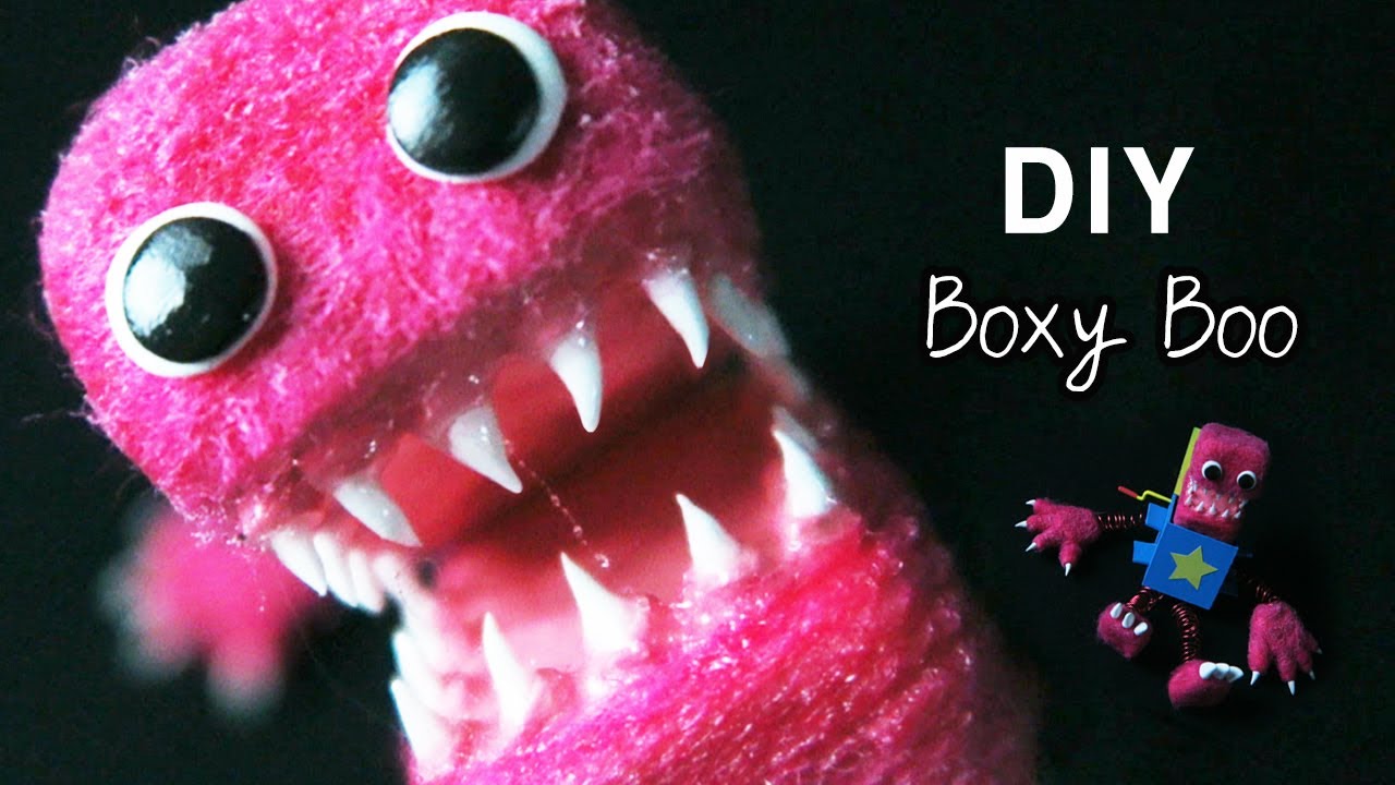 귀엽거나 무섭거나...박시부 만들기 DIY Boxy Boo Poppy playtime - YouTube
