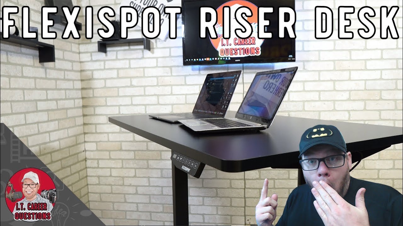 Flexispot SanoDesk Quick Review - Automatic Riser Desk - YouTube
