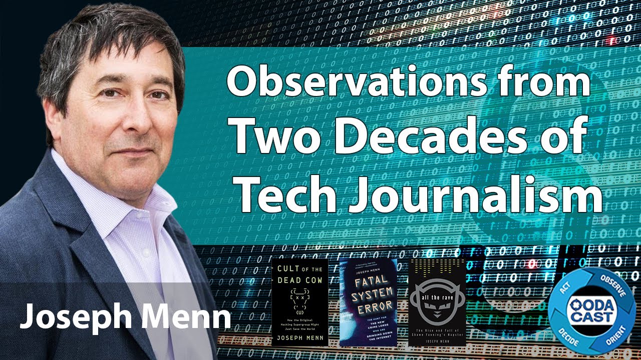 Joseph Menn: Observations From Two Decades Of Tech Journalism - YouTube