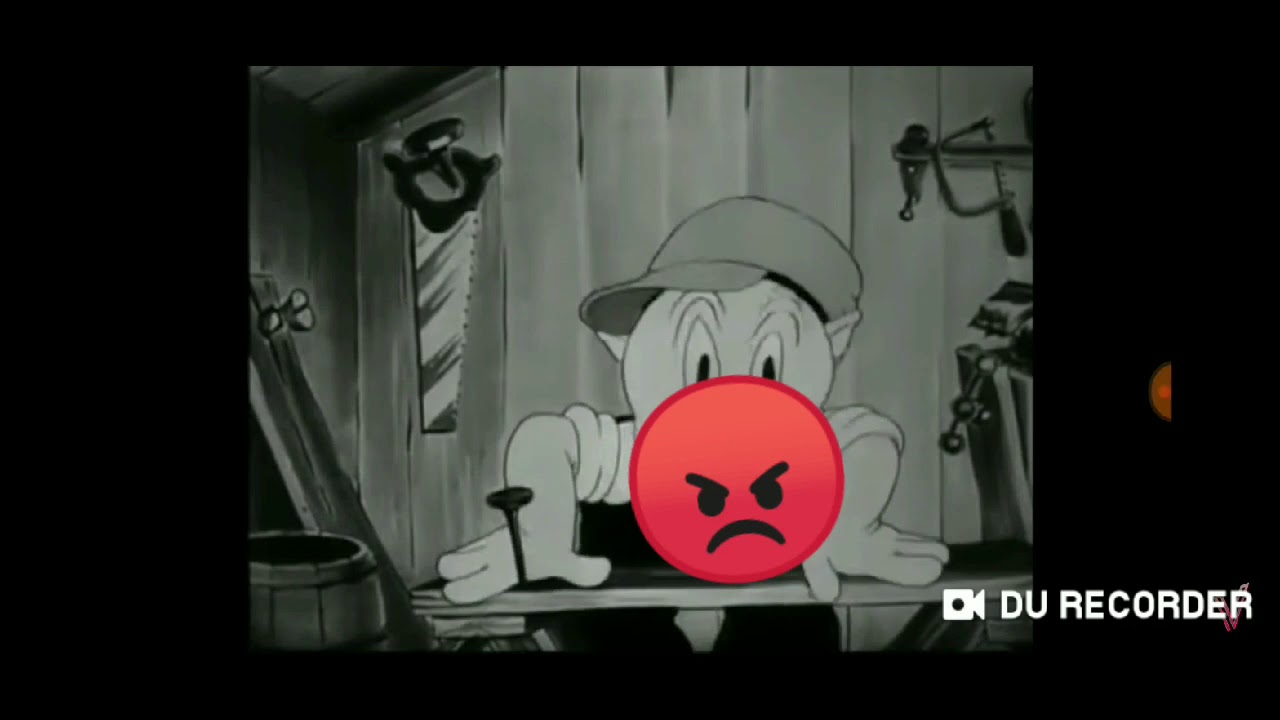 Porky pig cussing meme - YouTube