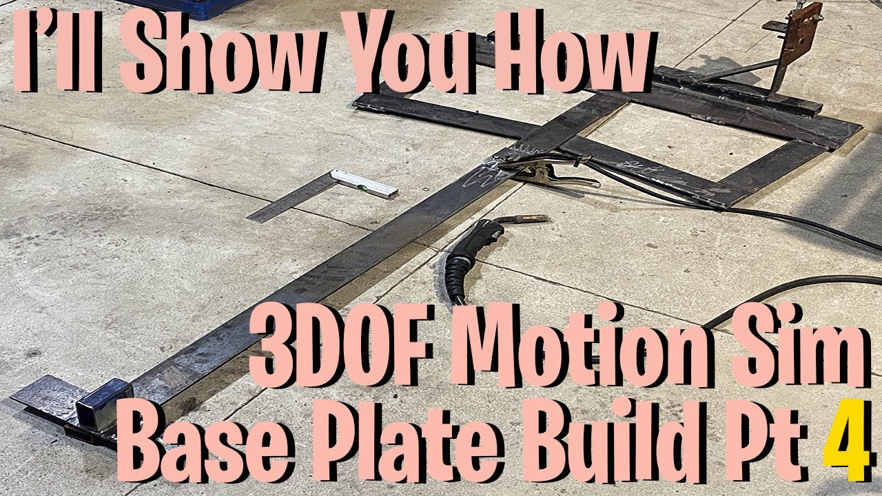DIY 3.5DOF Motion Simulator Platform Base Plate Build Pt 4 - YouTube