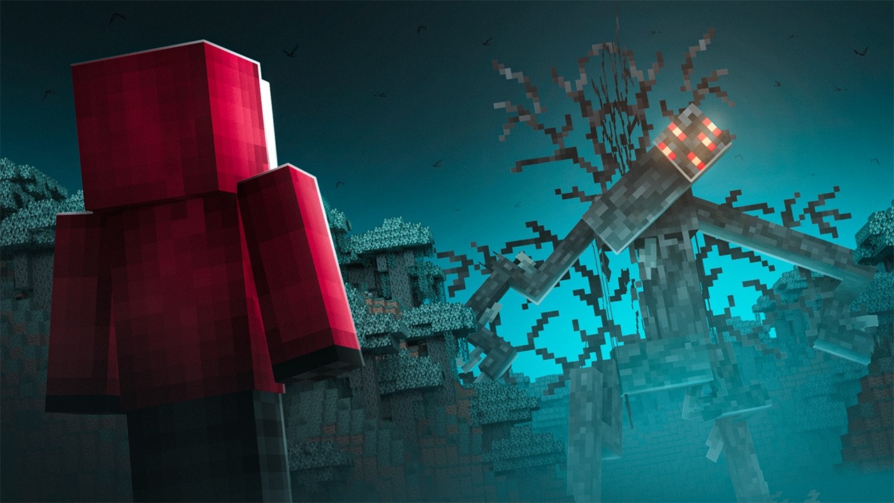 Minecraft's Newest Mod Hunts at Night... The Creaking Boss - YouTube