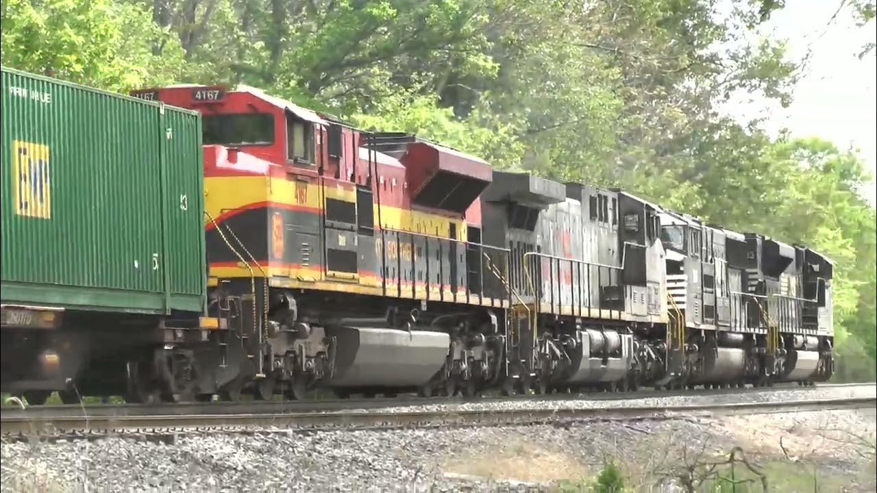 NS 203 with KCS 4537 (grey Ghost) Trailing 3rd At Shepherdstown WV! - YouTube