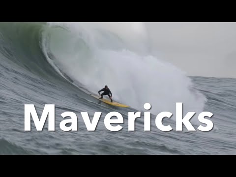 Tour of Mavericks surf location from the sky - YouTube